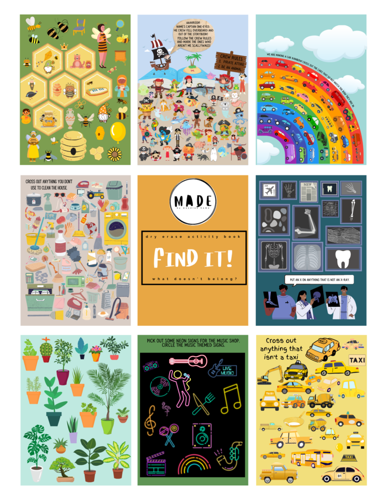 Find It! Activity Book – Woodley Home