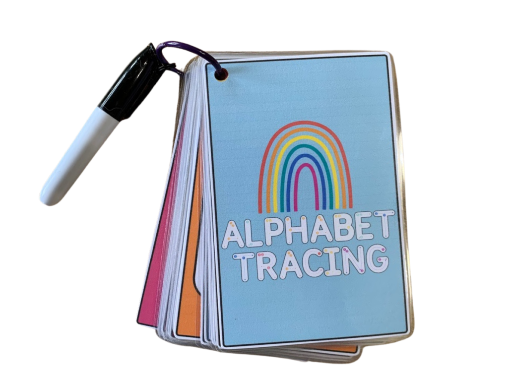 Dry Erase Alphabet Tracing Mini Book – Woodley Home